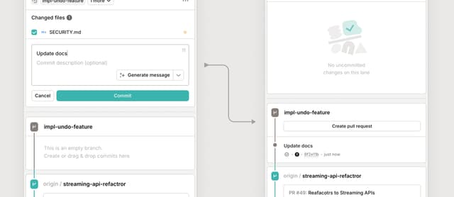 Stacked Branches | GitButler Docs